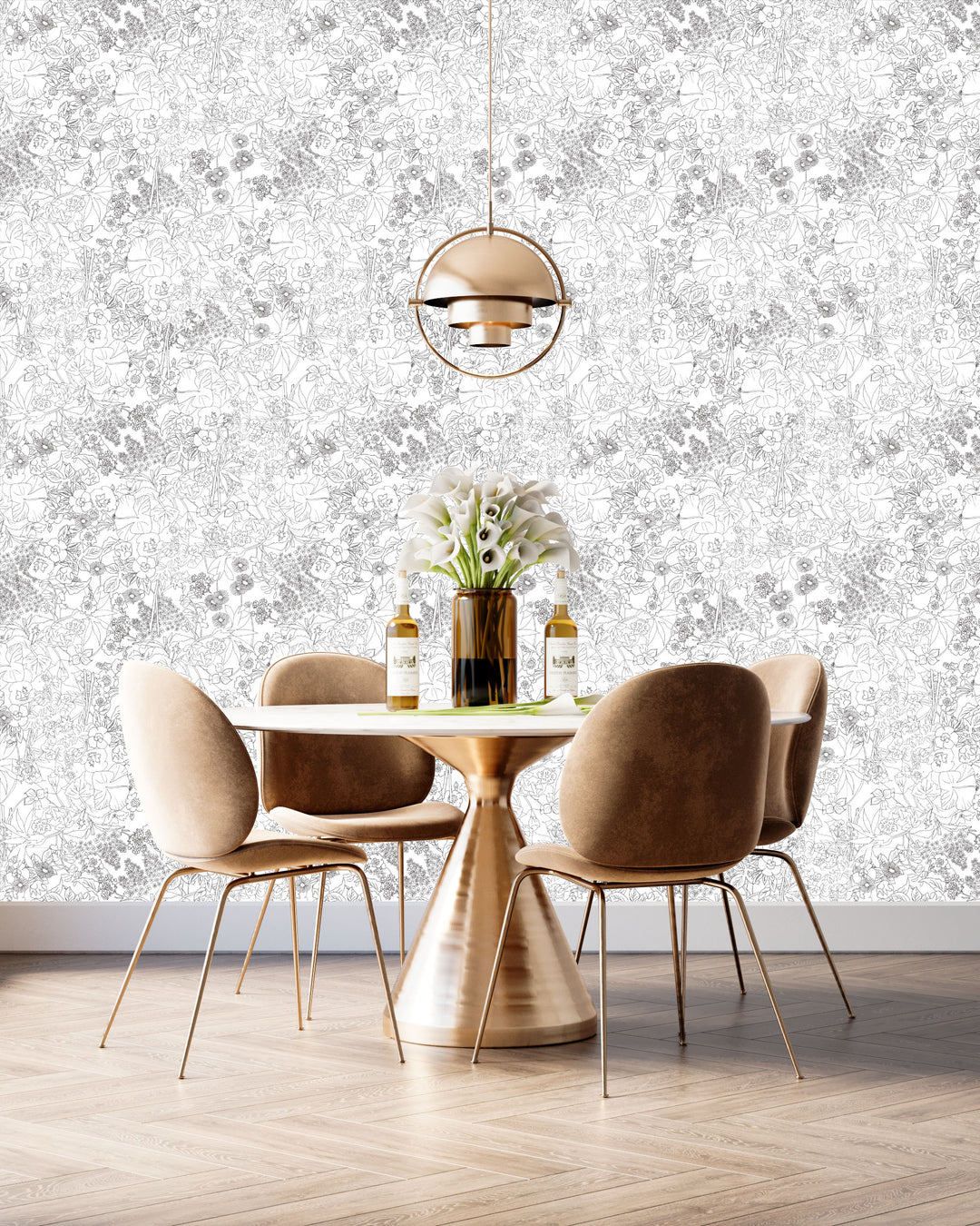 colouring in wallpaper